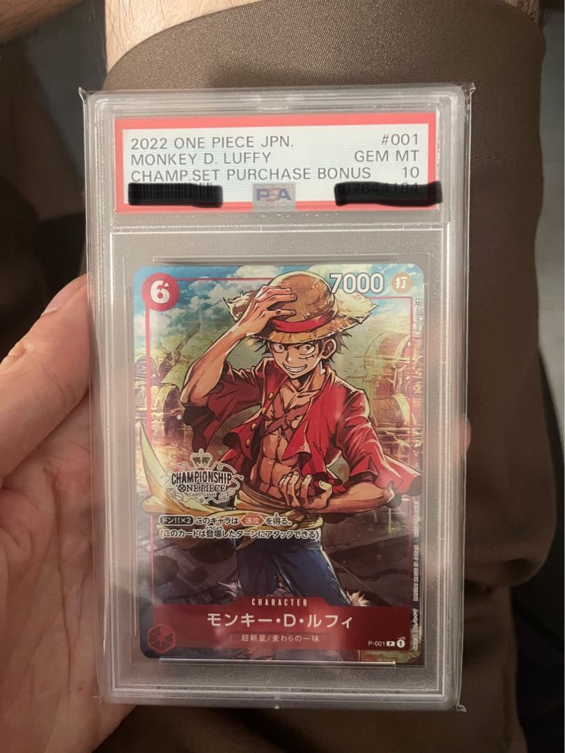 One piece luffy championship promo card psa 10, Hobbies & Toys, Toys ...