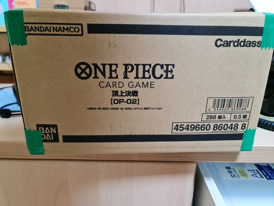 One piece TCG OP02 case, Hobbies & Toys, Toys & Games on Carousell