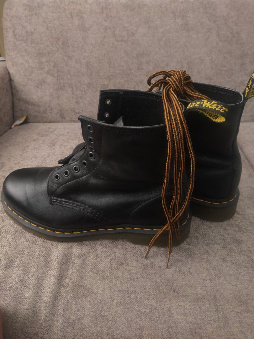 Original Doc Martens Black Nappa Leather 8-eye boots, Men's Fashion ...