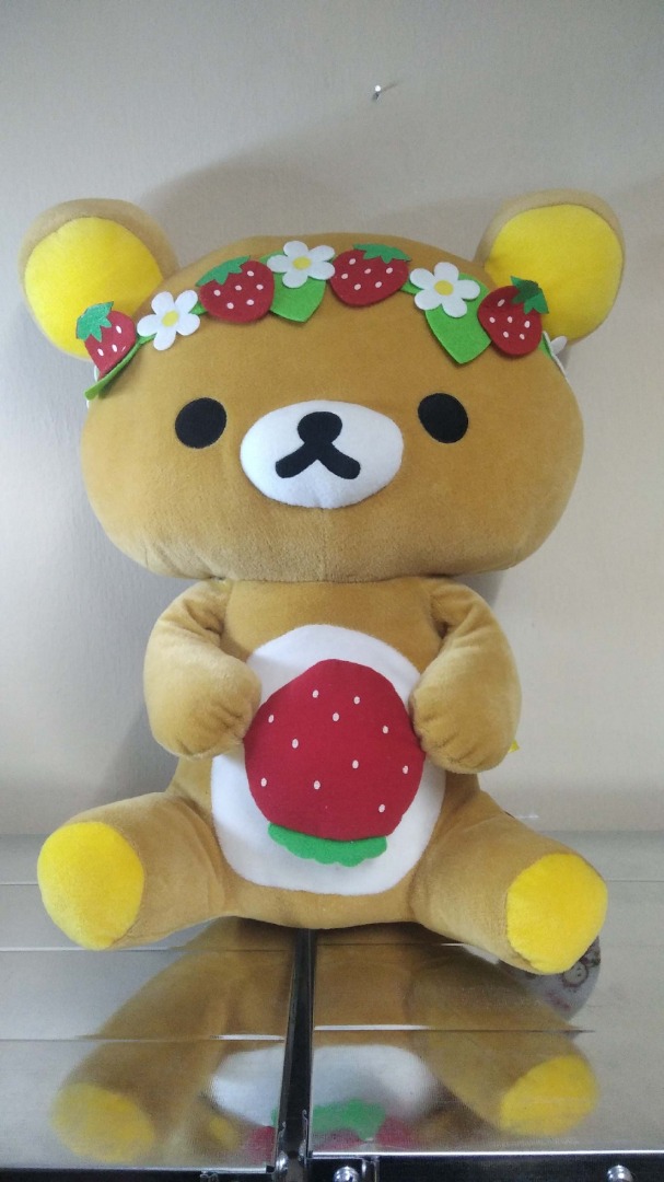 Original/Authentic Item - Rilakkuma Straberry - Soft Plush Toy, Hobbies ...