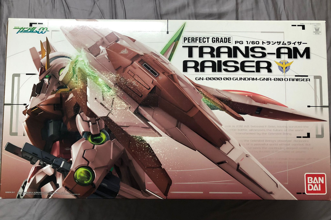 P Bandai PG 1/60 Gundam 00 Trans Am, Hobbies & Toys, Toys & Games on ...