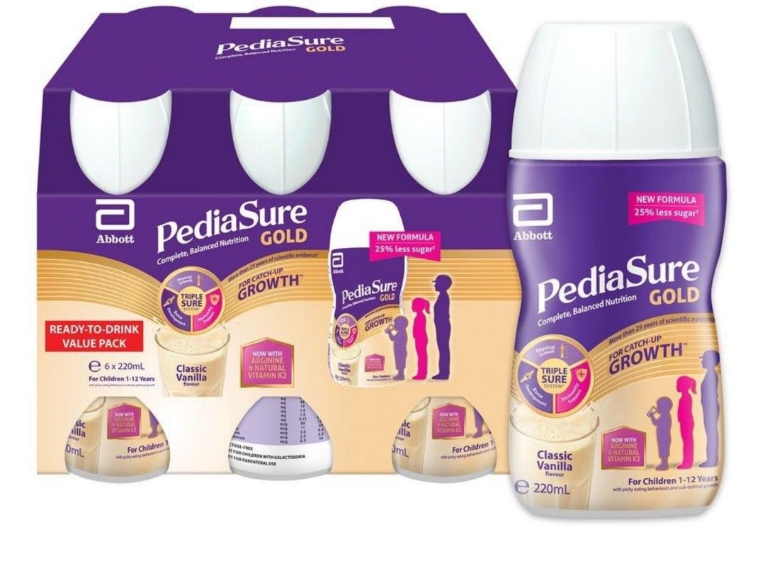 Pediasure Ready to Drink Milk 5 bottles, Babies & Kids, Nursing ...
