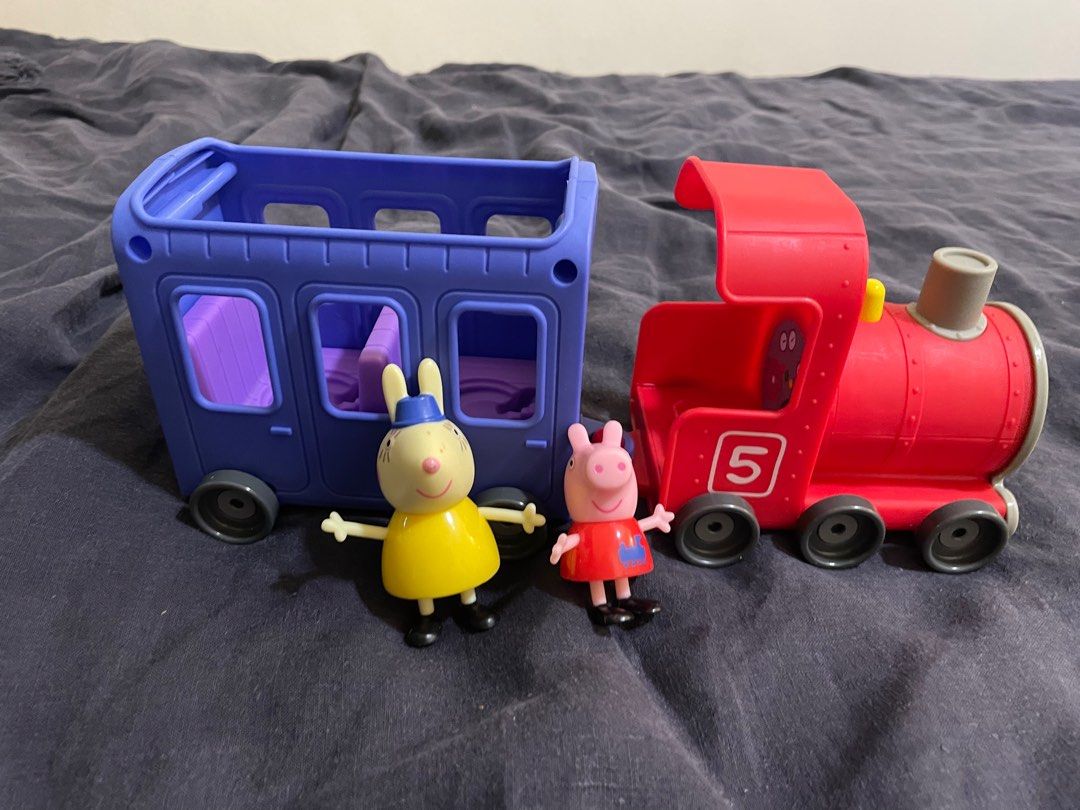 Peppa pig Miss Rabbits train, Hobbies & Toys, Toys & Games on Carousell