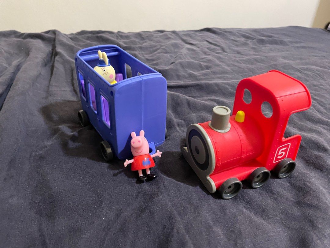 Peppa pig Miss Rabbits train, Hobbies & Toys, Toys & Games on Carousell