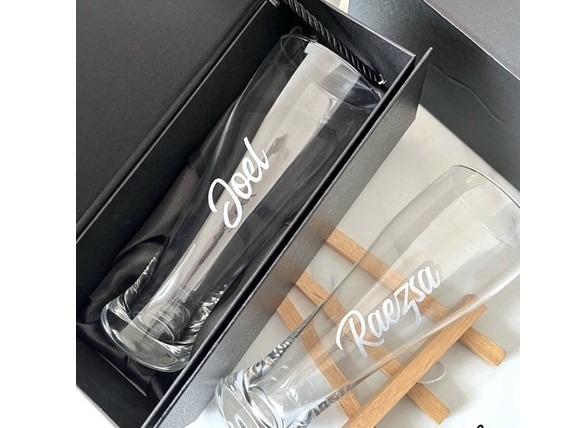 Personalised Beer Glass Gift Box Mug, Furniture & Home Living ...
