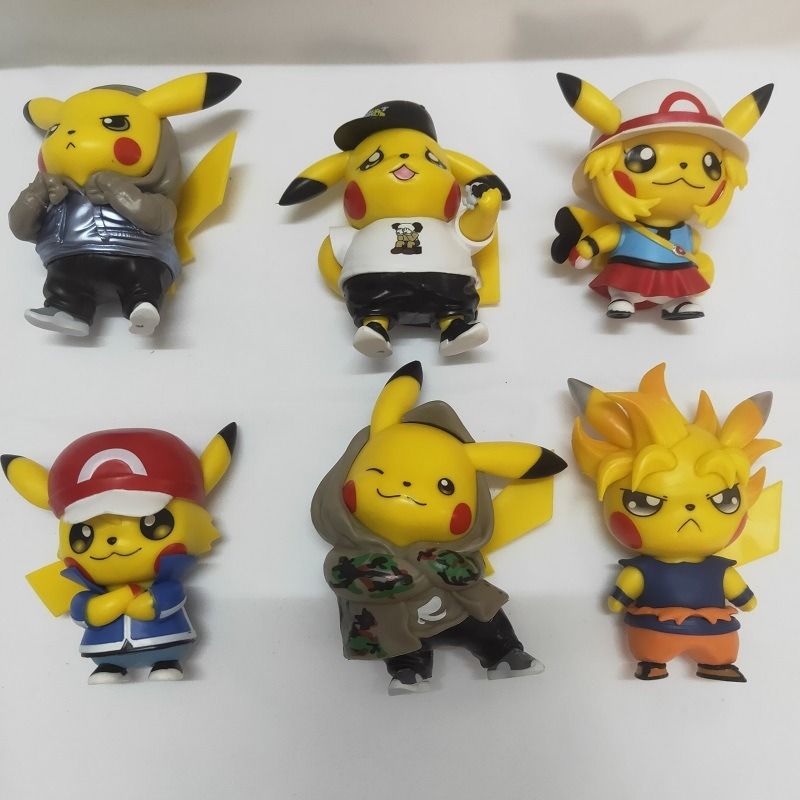 pikachu toy figure pokemon figure (with gift bag for free), Hobbies ...