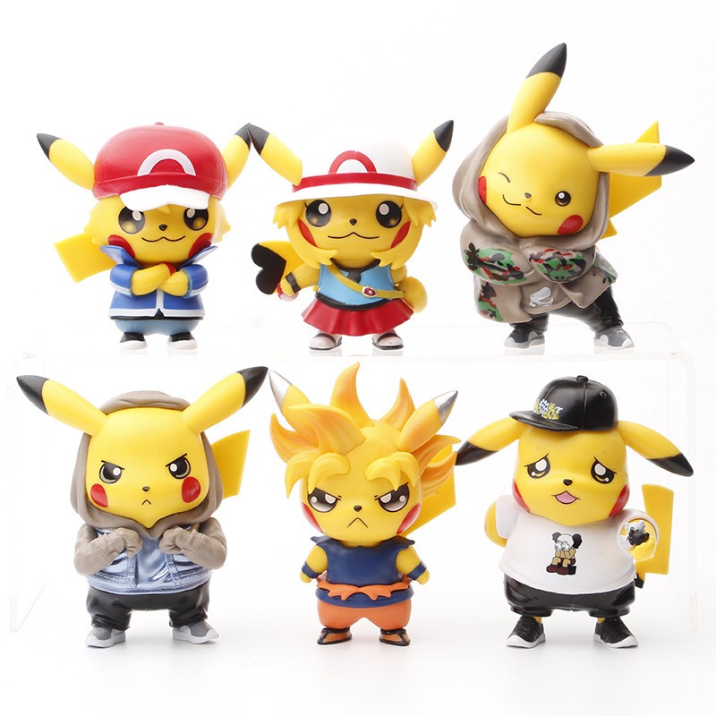 pikachu toy figure pokemon figure (with gift bag for free), Hobbies ...