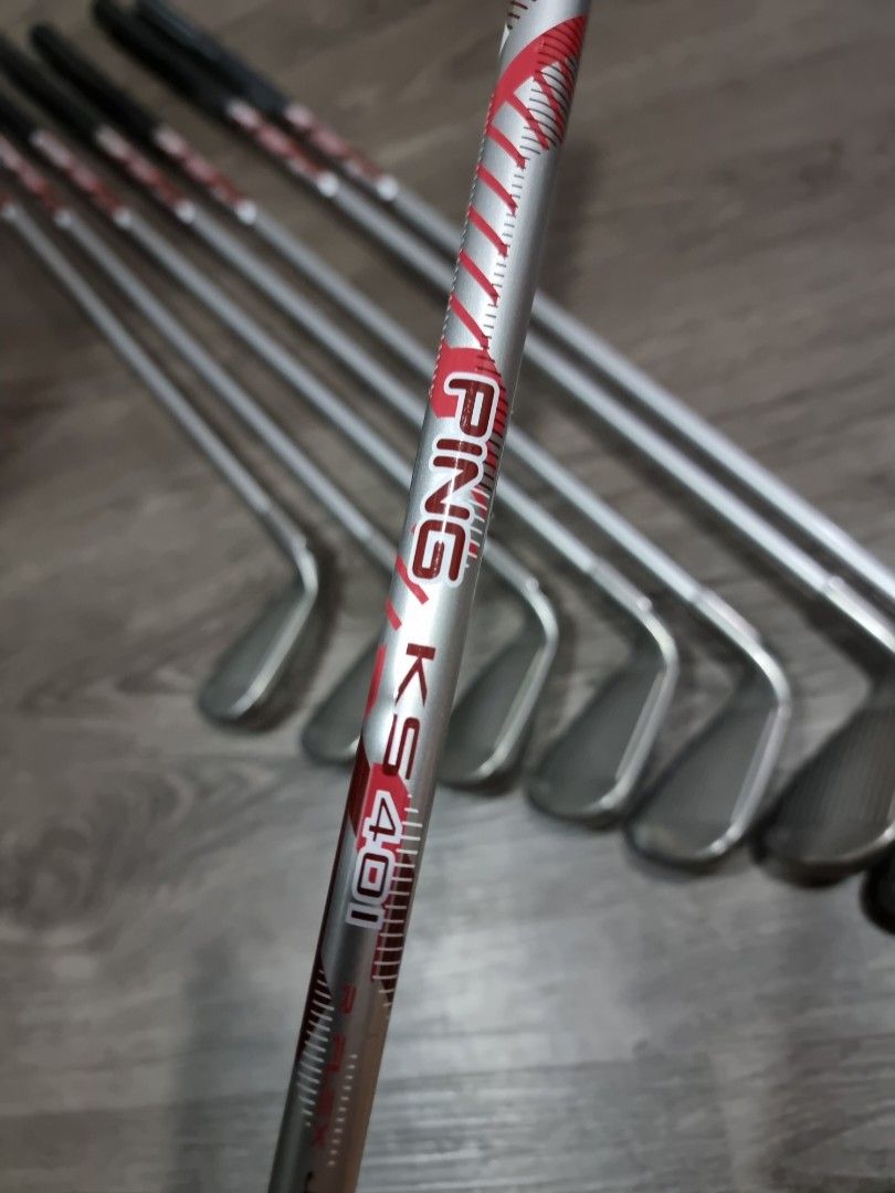 Ping Karsten Iron Hybrid Set 8 Clubs ( 5-9, U, W S) Regular Flex Graphite, Sports Equipment ...