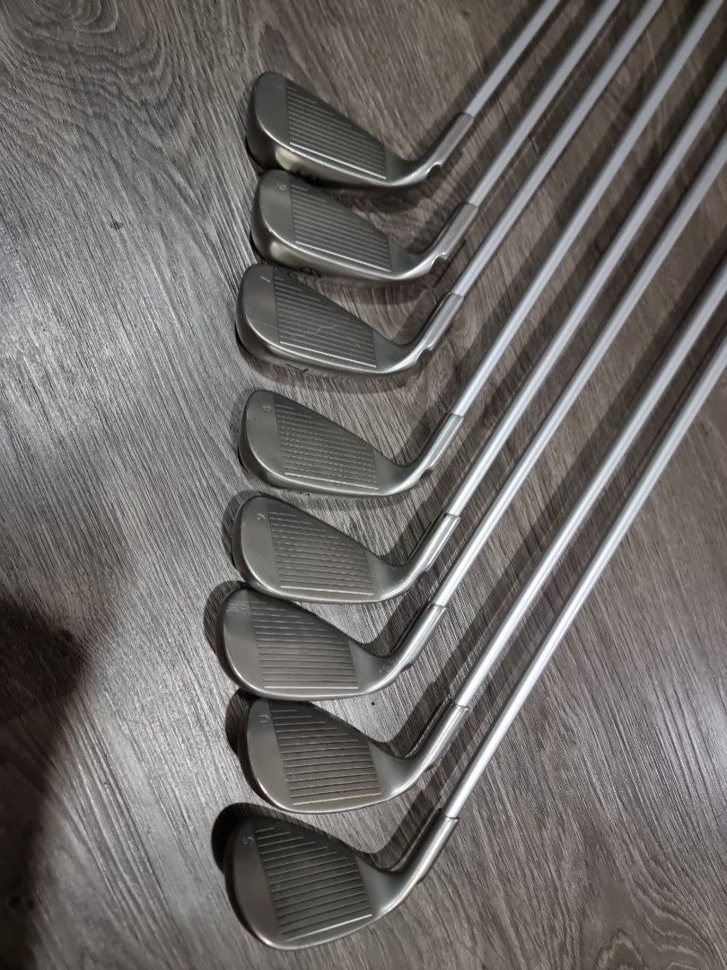 Ping Karsten Iron Hybrid Set 8 Clubs ( 5-9, U, W S) Regular Flex Graphite, Sports Equipment ...