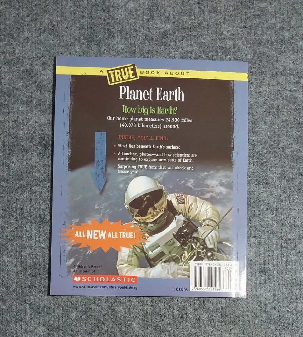 PLANET EARTH: Scholastic A True Book Series, Hobbies & Toys, Books ...