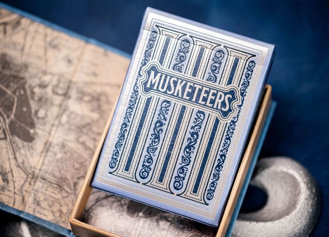 Poker Cards - 3 Musketeers (Silver Gilded) Playing Cards, by Kings Wild ...
