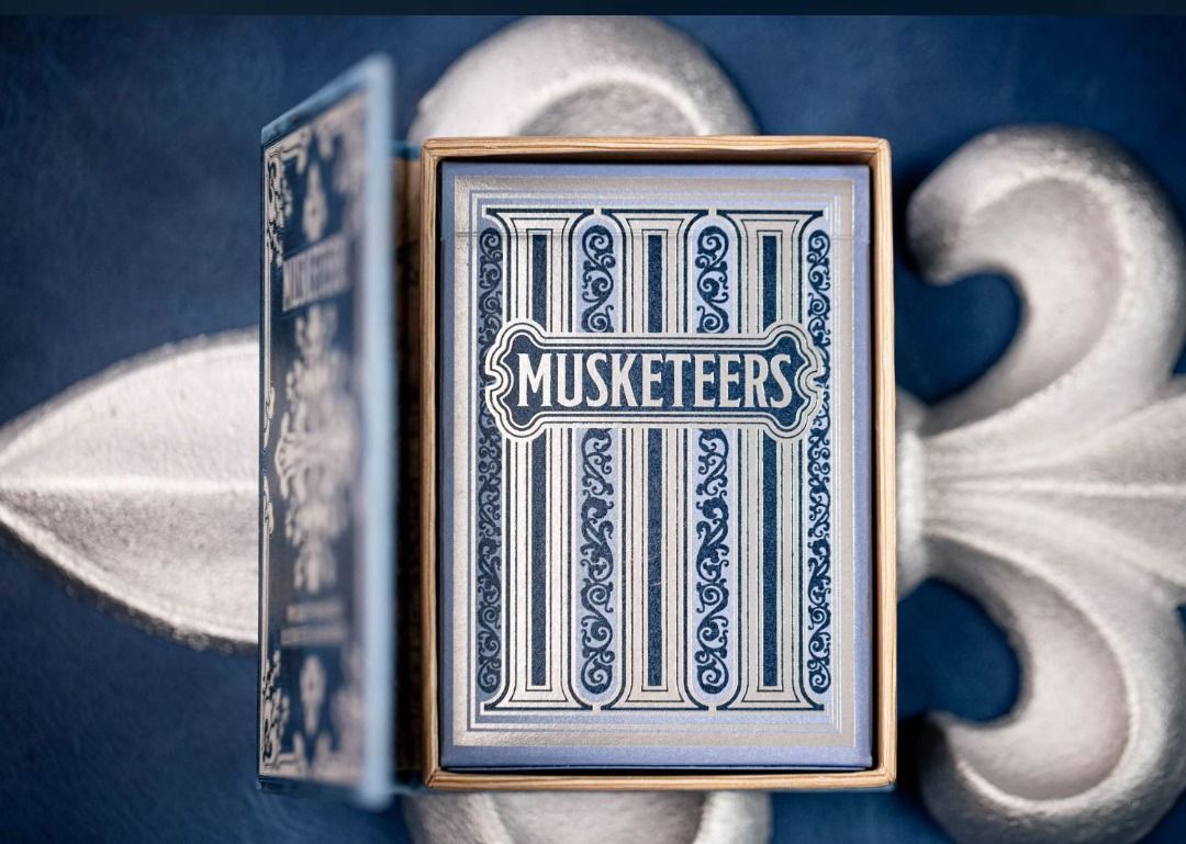 Poker Cards - 3 Musketeers (Silver Gilded) Playing Cards, by Kings Wild ...