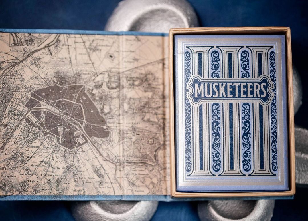 Poker Cards - 3 Musketeers (Silver Gilded) Playing Cards, by Kings Wild ...