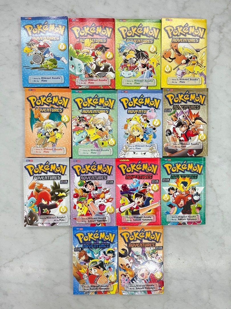 Pokémon Adventures Volumes 1-14 (English), Hobbies & Toys, Books ...