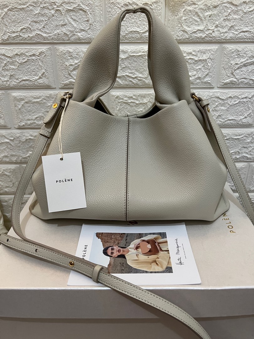 Polene Neuf/ Number nine bag (Colour:Chalk), 名牌, 手袋及銀包 - Carousell