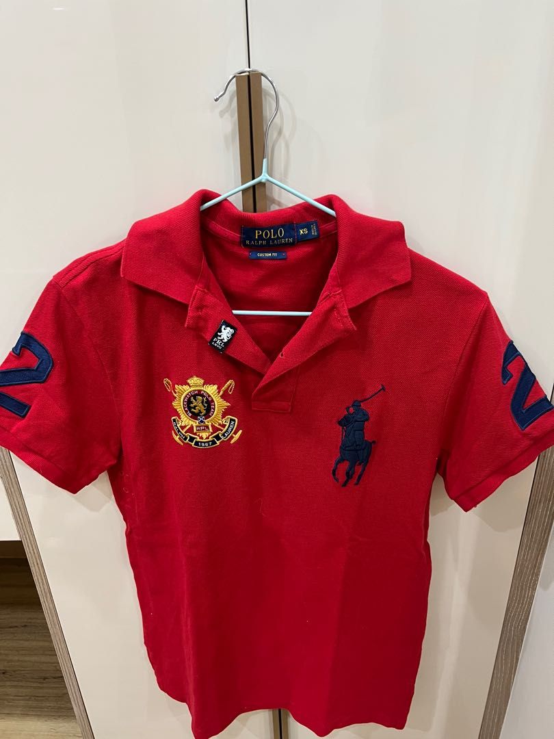 Polo Ralph Lauren red polo shirt, Men's Fashion, Tops & Sets, Tshirts & Polo Shirts on Carousell