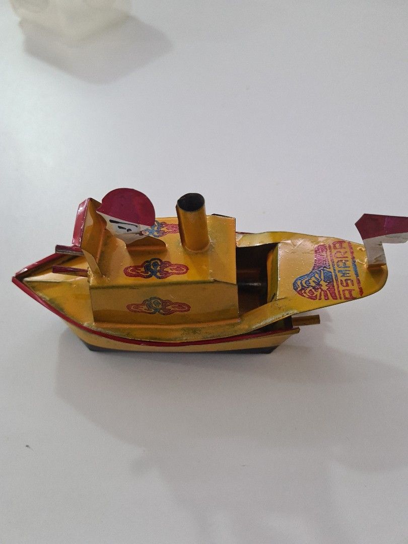 Pop Pop Tin boat..1970s toy, Hobbies & Toys, Toys & Games on Carousell