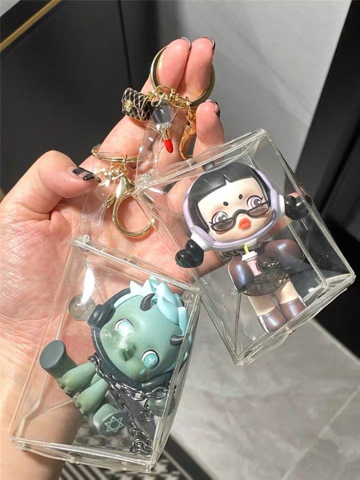 POPMART keychain holder, Hobbies & Toys, Toys & Games on Carousell
