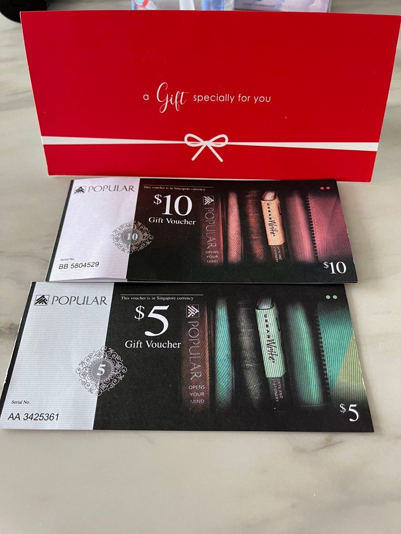 Popular Voucher $80, Tickets & Vouchers, Vouchers on Carousell