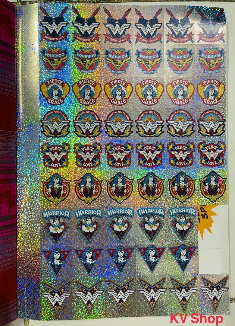 Preloved Mega Sticker Book Wonder Woman / Buku Stiker, Buku & Alat ...