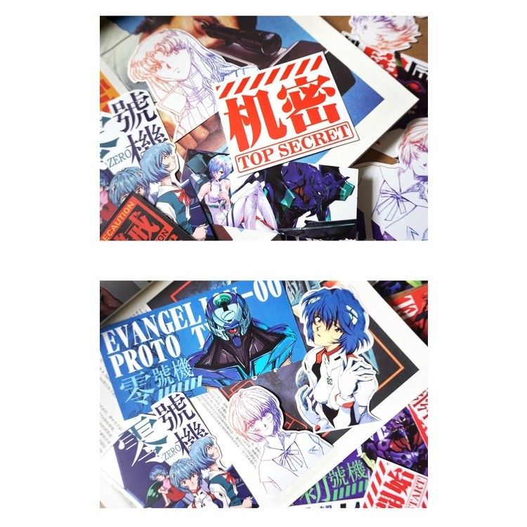 PREMIUM DESIGN STICKER 20 pcs Eva Evangelion Nge vinyl decal graffiti ...