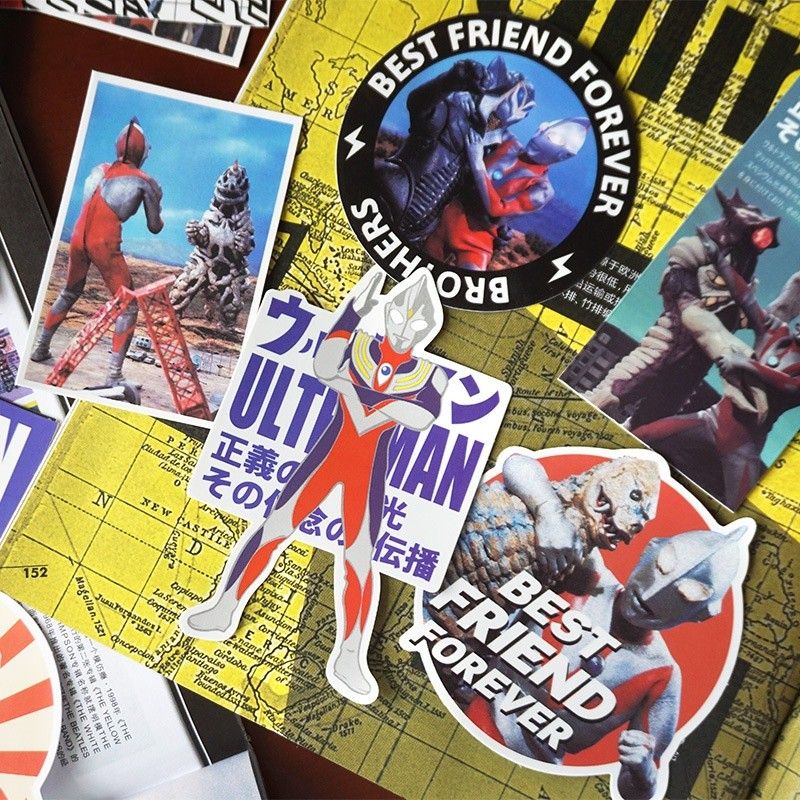 PREMIUM DESIGN STICKER 22 pcs Ultraman Japanese vinyl decal graffiti ...
