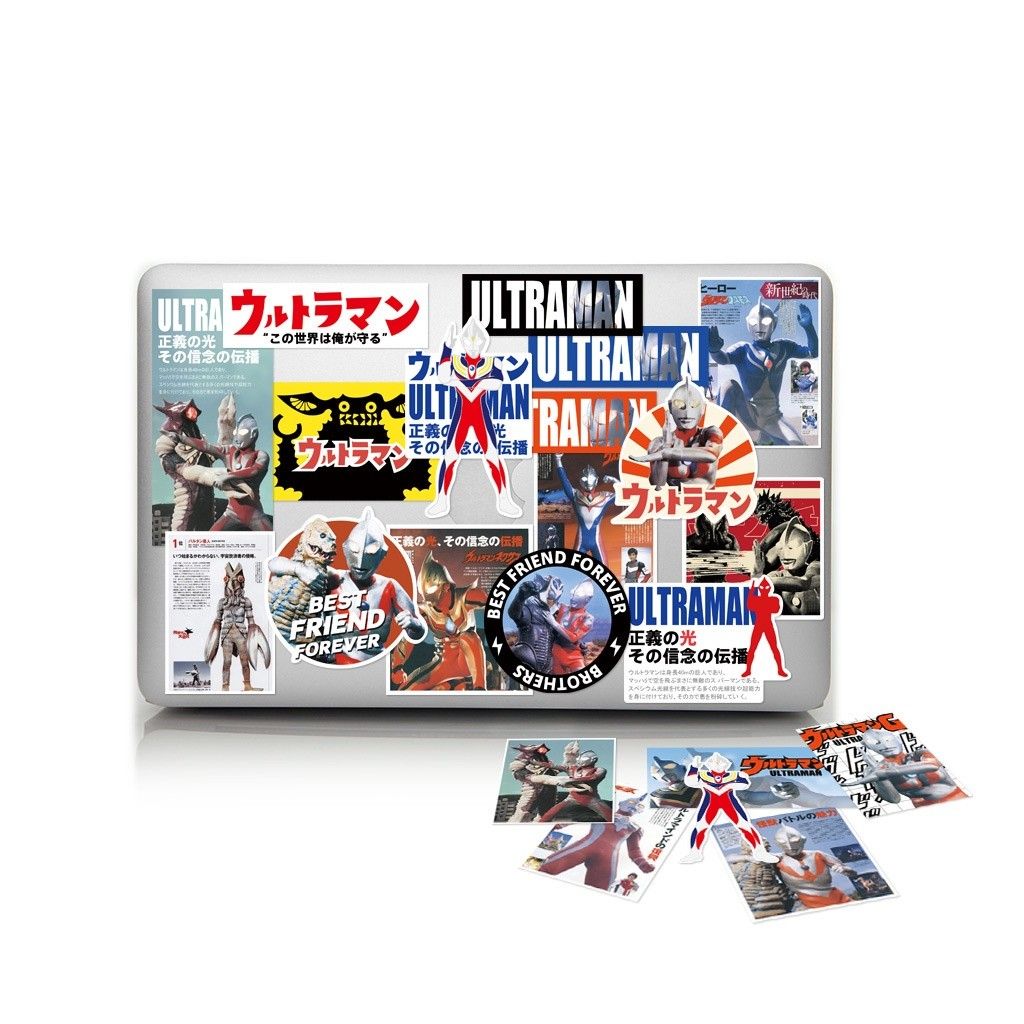PREMIUM DESIGN STICKER 22 pcs Ultraman Japanese vinyl decal graffiti ...