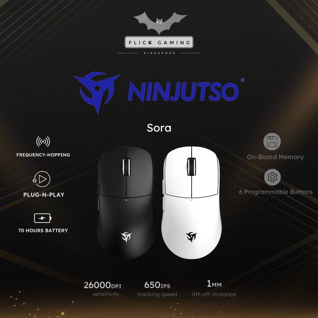 Ninjutso Sora Wireless Gaming Mouse, Computers & Tech, Parts ...