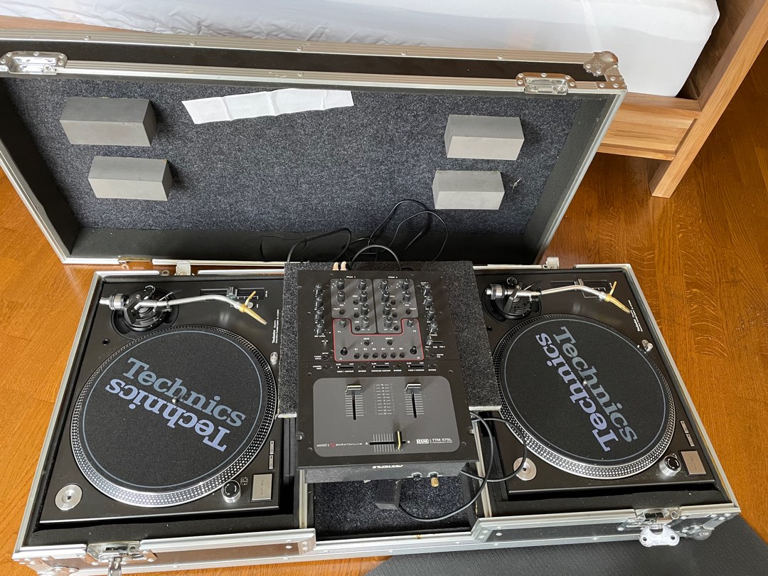[Professional DJ set] Technics SL-1210MK5 direct drive turntables with ...