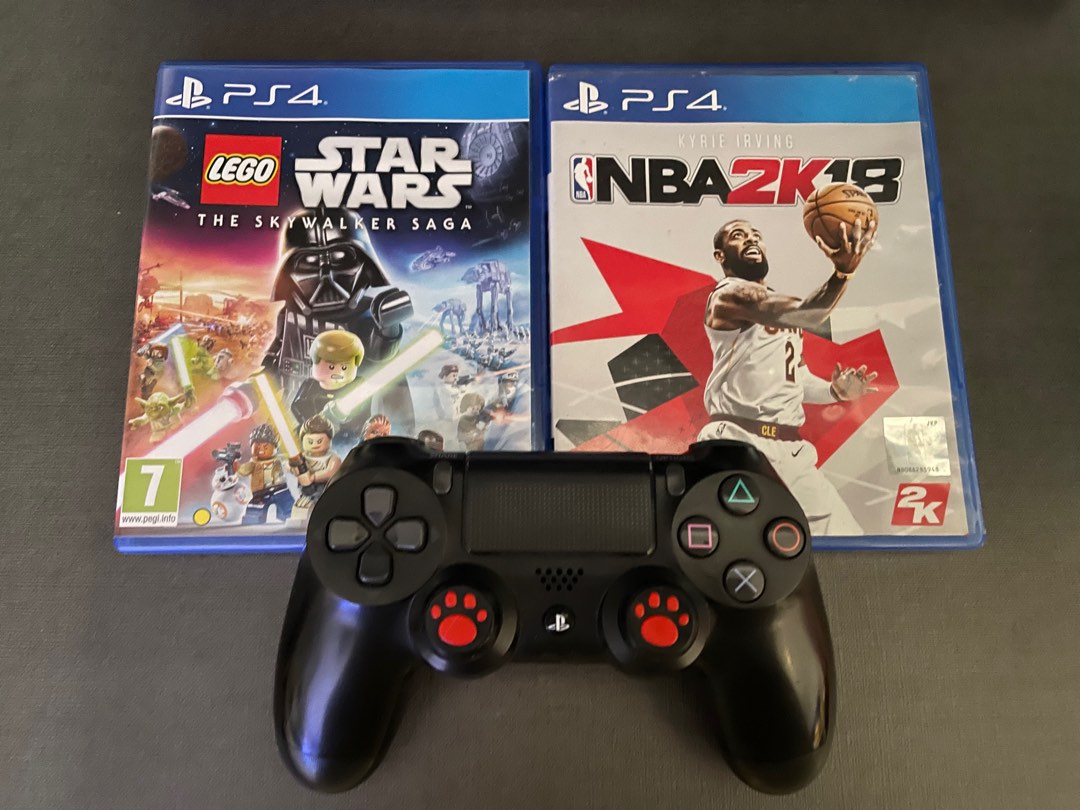 PS4 Bundle: Controller + Lego Star Wars The Skywalker Saga + NBA 2K18 ...