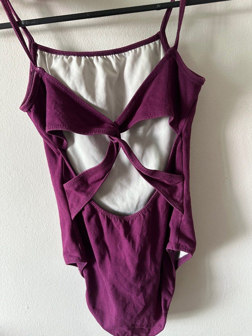 Purple Ballet Leotard, Women's Fashion, Activewear on Carousell