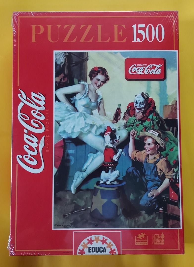 Puzzles - Rare and Collectible Coca Cola Puzzle (1,500 Pcs), Hobbies ...