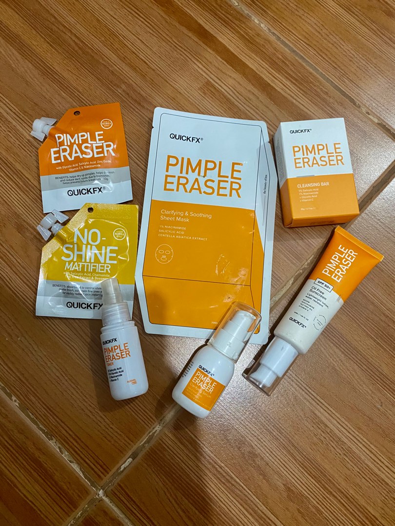 QuickFX pimple eraser set 7 items, Beauty & Personal Care, Face, Face ...