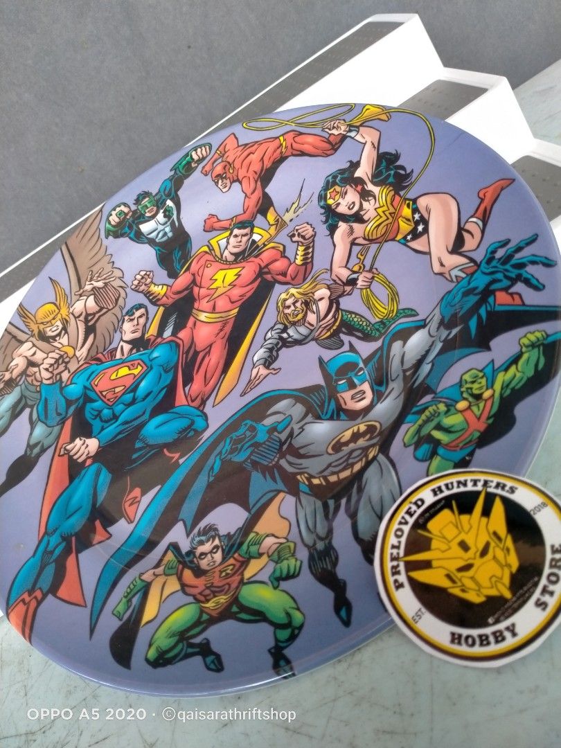 RARE DC COMIC VINTAGE PLATE, Hobbies & Toys, Toys & Games on Carousell