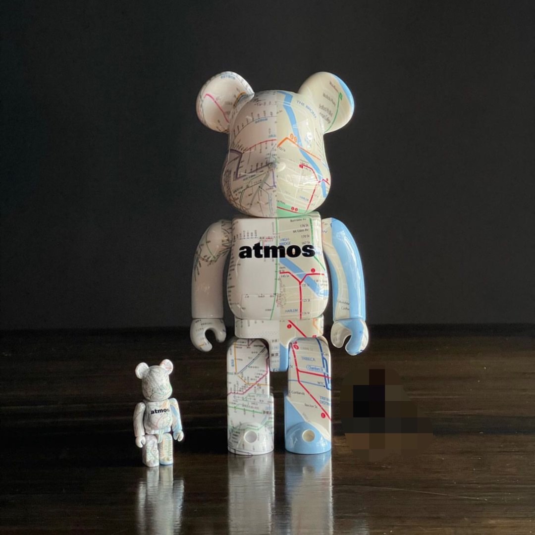 [Ready Stock]Bearbrick x Atmos Subway 100% + 400%, Hobbies & Toys, Toys ...