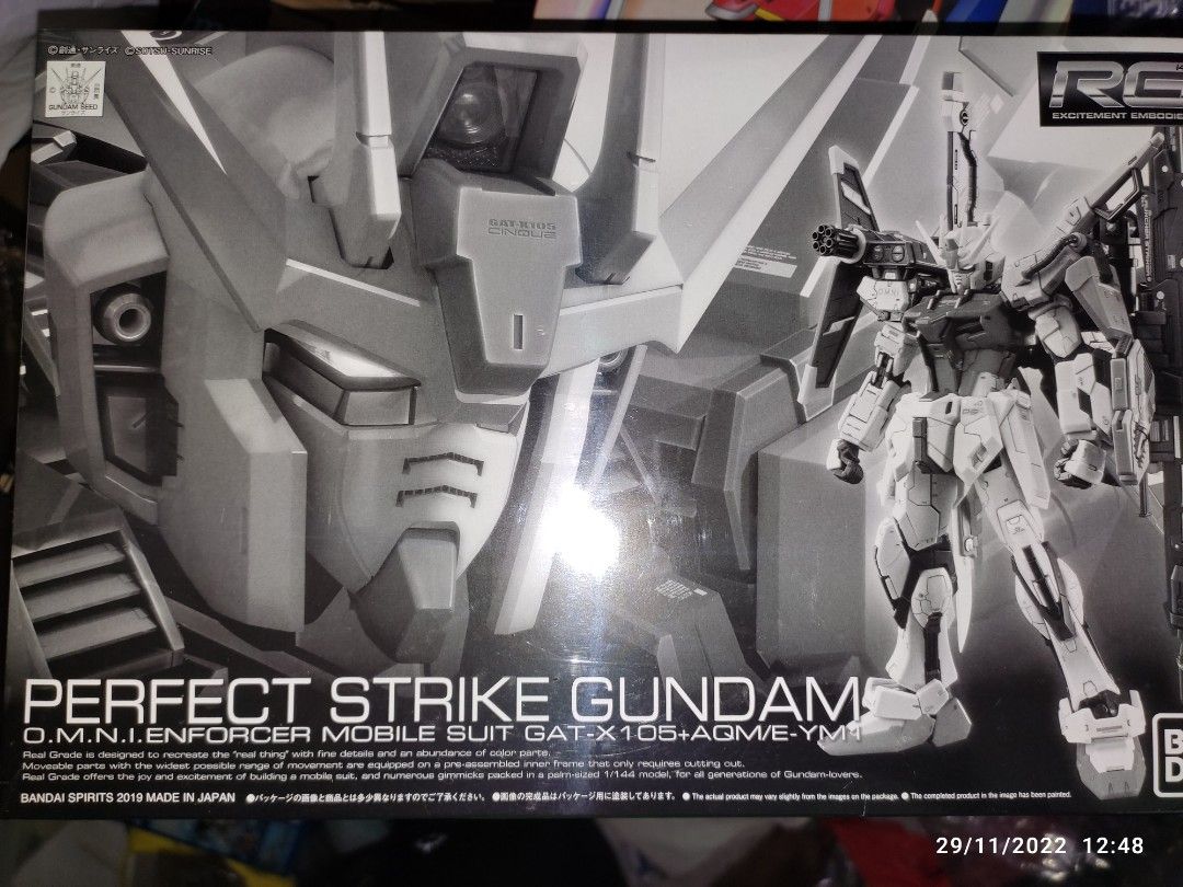 RG Perfect Strike Gundam, Hobbies & Toys, Toys & Games on Carousell