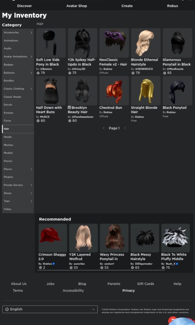 Roblox account for sale, Video Gaming, Gaming Accessories, Game Gift ...