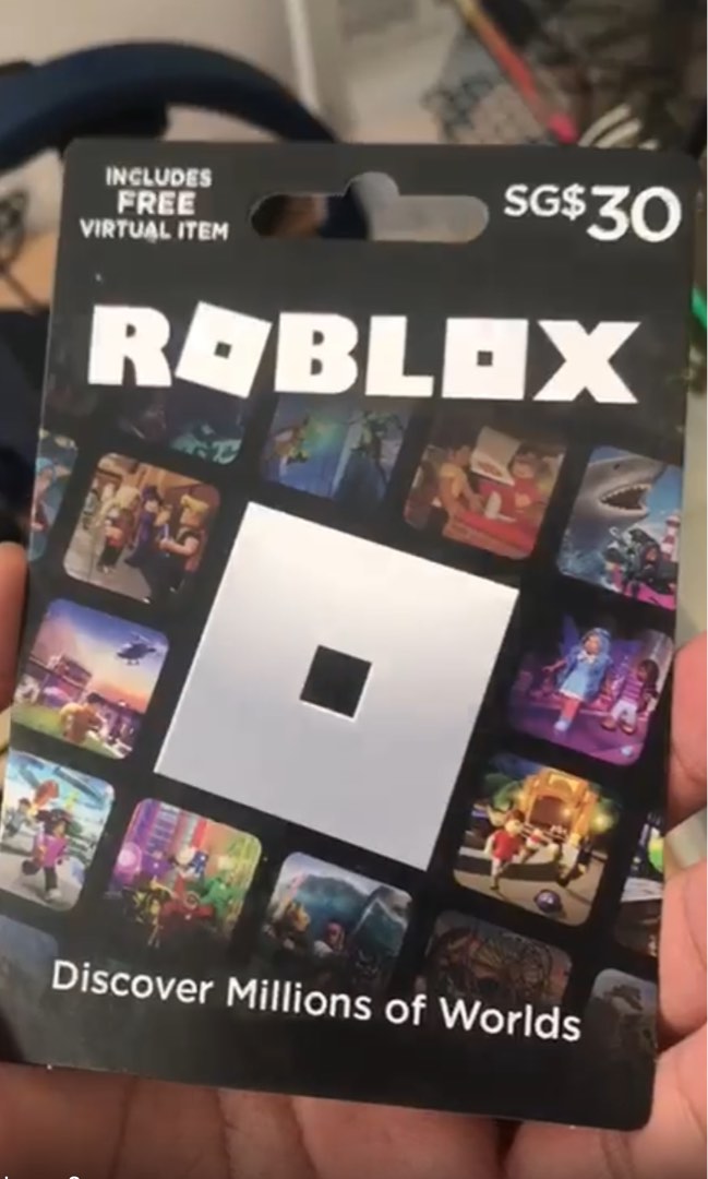 Roblox gift card, Video Gaming, Gaming Accessories, Game Gift Cards ...