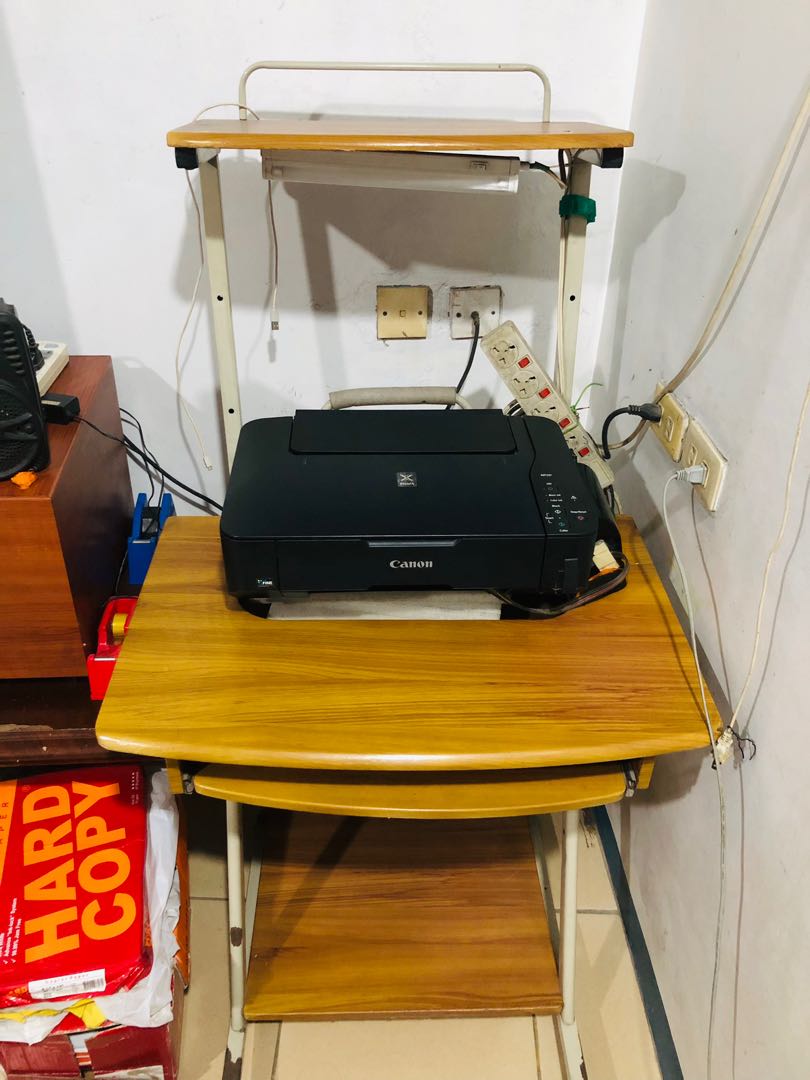 Rush Sale Canon Pixma MP237 Model with Computer Table Set, Computers ...