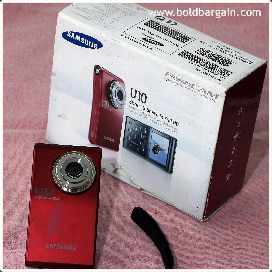 SAMSUNG U10 Full HD Compact Video Camcorder 10 Megapixel Digital Camera ...