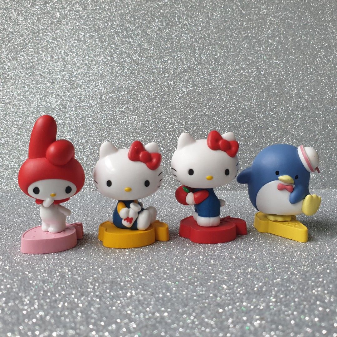 Sanrio Bobblehead Hello Kitty Melody Tuxedo Sam penguin gashapon ...