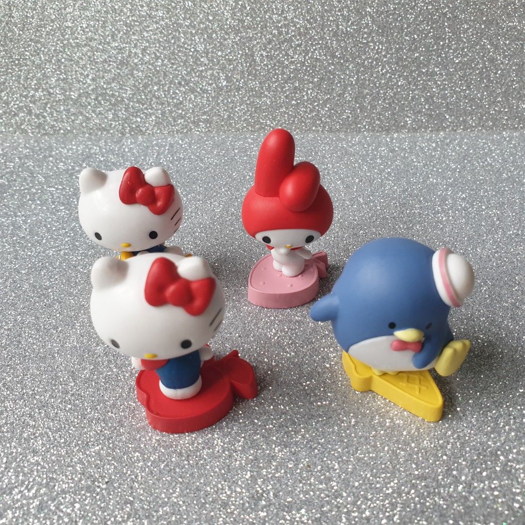 Sanrio Bobblehead Hello Kitty Melody Tuxedo Sam penguin gashapon ...