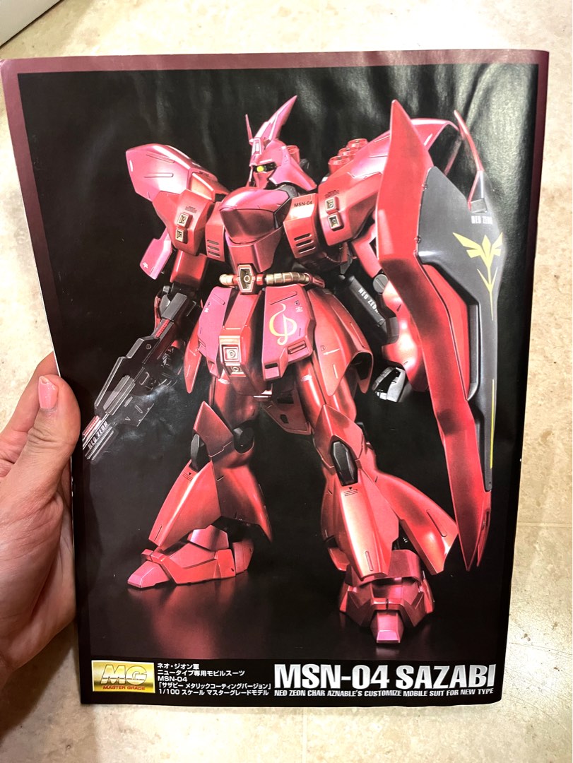 Sazabi Metallic Coating Version (Master Grade), Hobbies & Toys, Toys ...