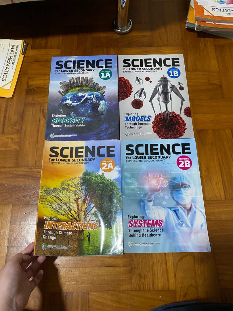 science for lower secondary textbooks 1A, 1B, 2A, 2B, Hobbies & Toys ...