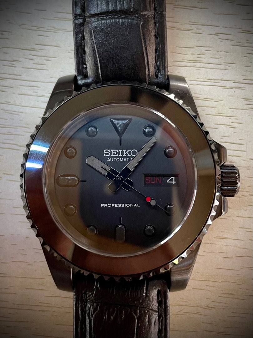Seiko mod dark mode, Men's Fashion, Watches & Accessories, Watches on ...