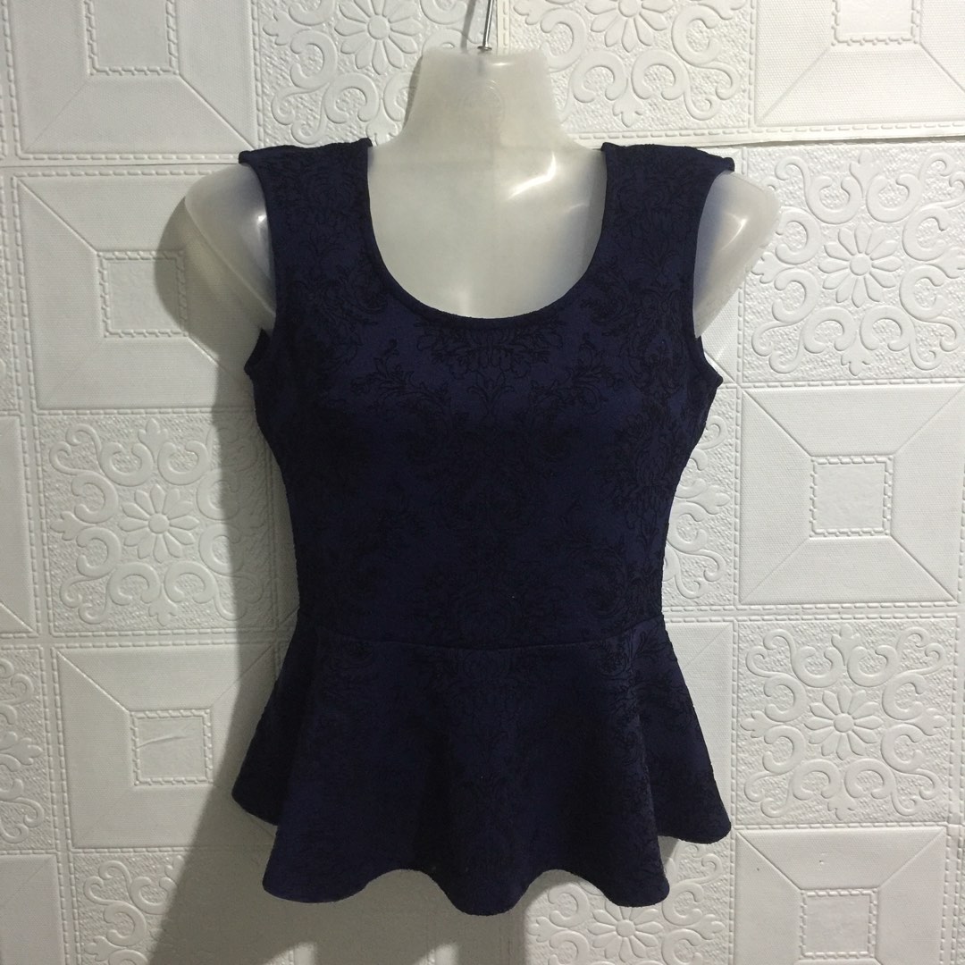 Semi formal blouse, Women's Fashion, Tops, Blouses on Carousell