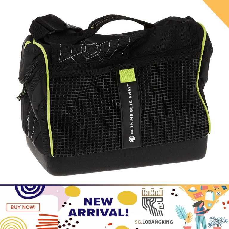 [sg stock] Spiderwire Orb Spider Fishing Tackle Bag, Black, Sports ...