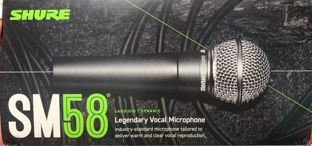 Shure SM58 Cardiod Dynamic Microphone, Audio, Microphones on Carousell