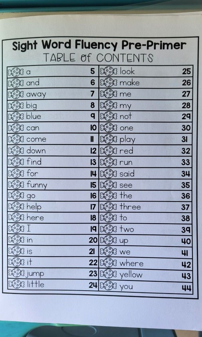 Sight word fluency check, word word work set 3 and 4, 興趣及遊戲, 書本 & 文具 ...