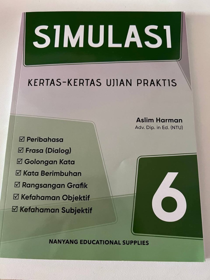 Simulasi Kertas Kertas Ujian Praktis P6, Hobbies & Toys, Books ...